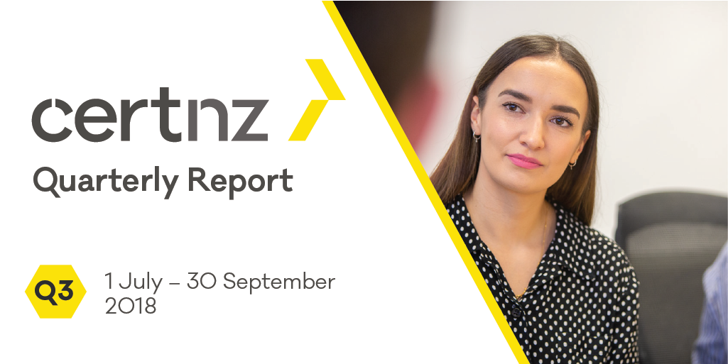 Quarter Three Report 2018